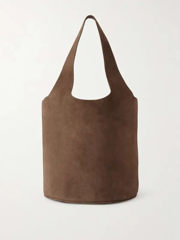A.emery Timms Suede Tote - Dark Brown