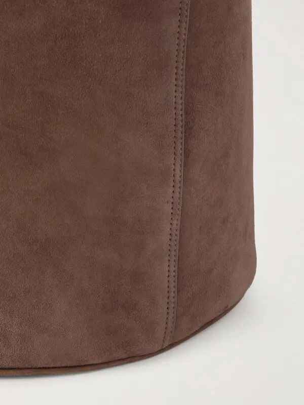 A.emery Timms Suede Tote - Dark Brown
