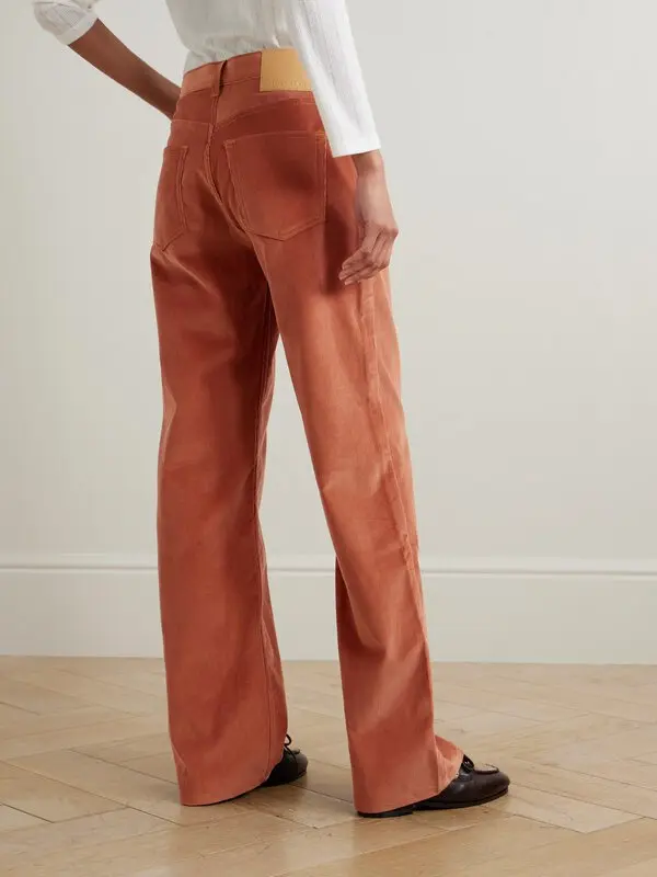 B Sides Bec Cotton-blend Corduroy Wide-leg Pants