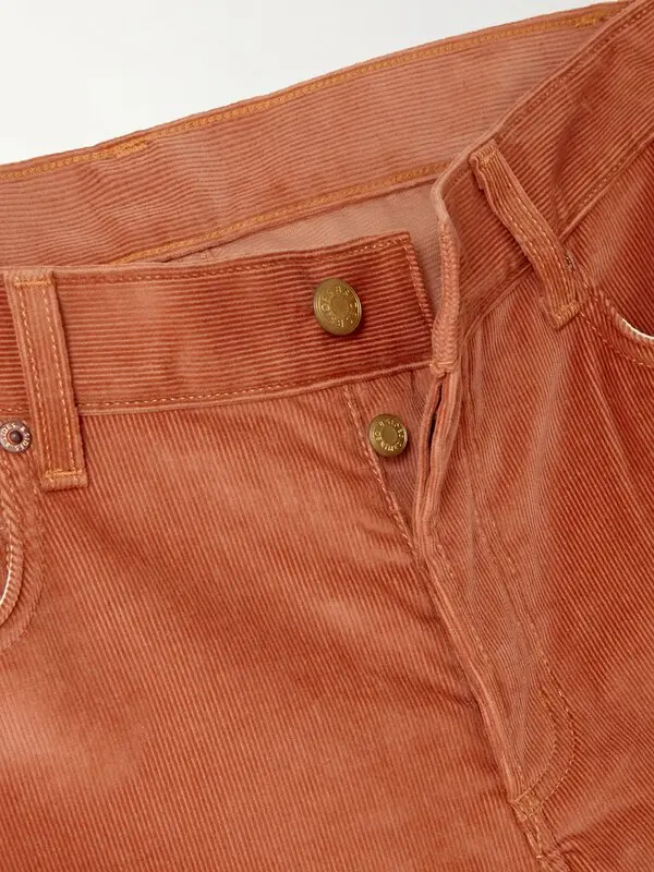 B Sides Bec Cotton-blend Corduroy Wide-leg Pants