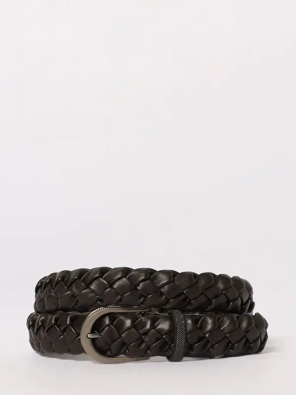 Brunello Cucinelli Braided Belt - Dark
