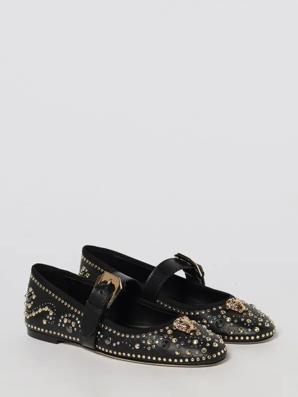 Versace Mary Jane Ballet Flats
