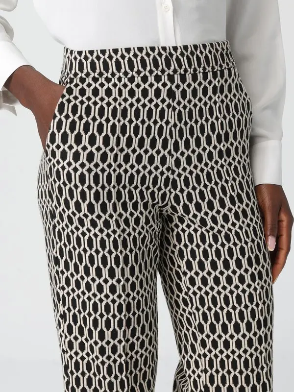 MASON'S Geometric Print Wide Leg Trousers - Multicolor