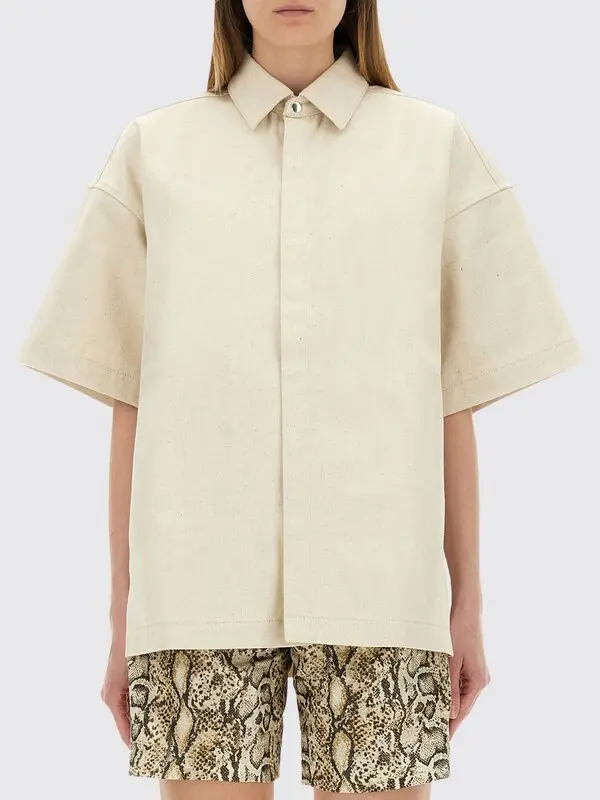 JIL SANDER Short Sleeve Shirt - Beige