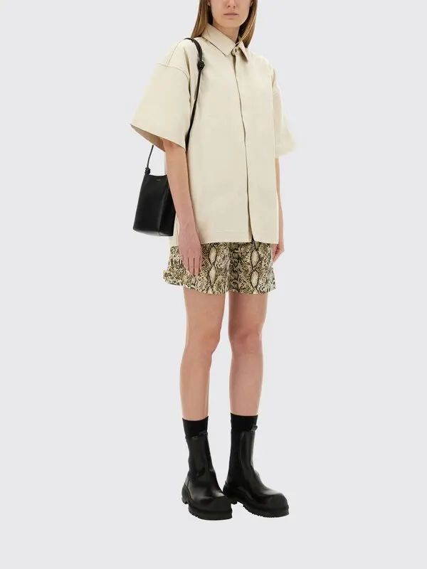 JIL SANDER Short Sleeve Shirt - Beige