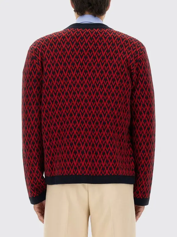 Valentino Garavani Geometric Patterned Cardigan