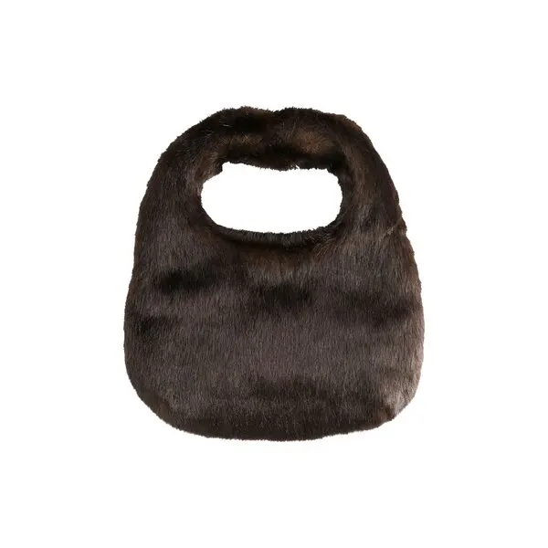 AMOMENTO Fur Tote Bag
