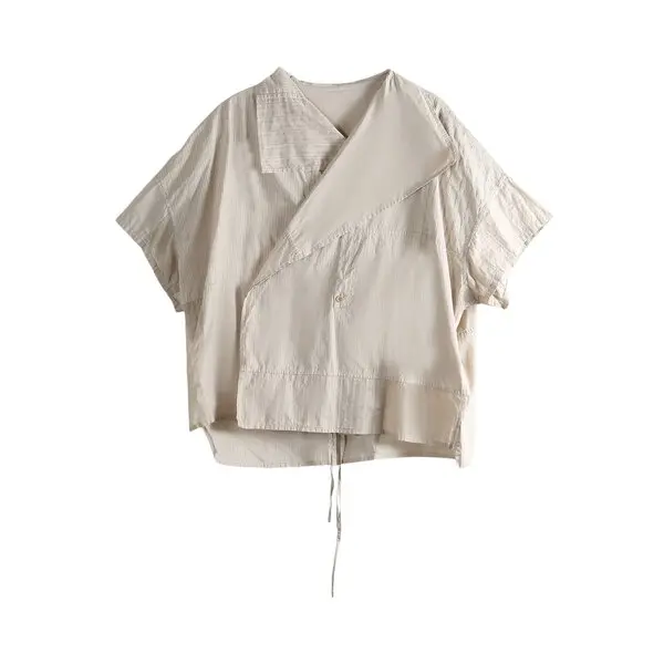 Y’s Half Sleeve Gown Shirt