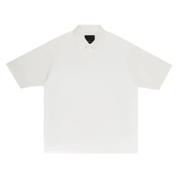 PURPLE BRAND Logo Patch Polo Shirt - White