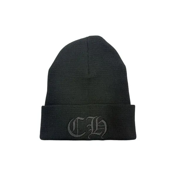 Chrome Hearts Embroidered Logo Beanie - Black