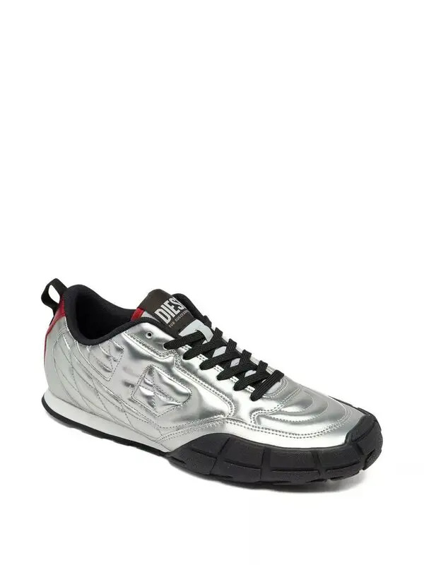 DIESEL® S-pagodha Quilted-design Low Sneakers - Silver
