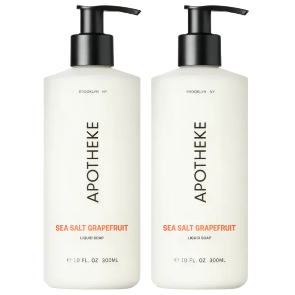APOTHEKE Sea Salt Grapefruit Liquid Soap Set - One-color