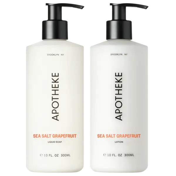 APOTHEKE Sea Salt Grapefruit Liquid Soap And Lotion Set - One-color