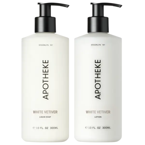 APOTHEKE White Vetiver Liquid Soap And Lotion Set - One-color