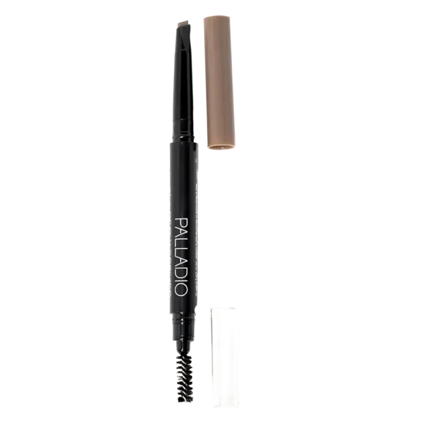 PALLADIO The Brow Definer, Tri-tip Retractable Pencil - Taupe