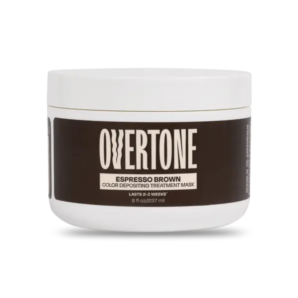 OVERTONE Semi Permanent Color-depositing Deep Conditioning Mask - Espresso Brown