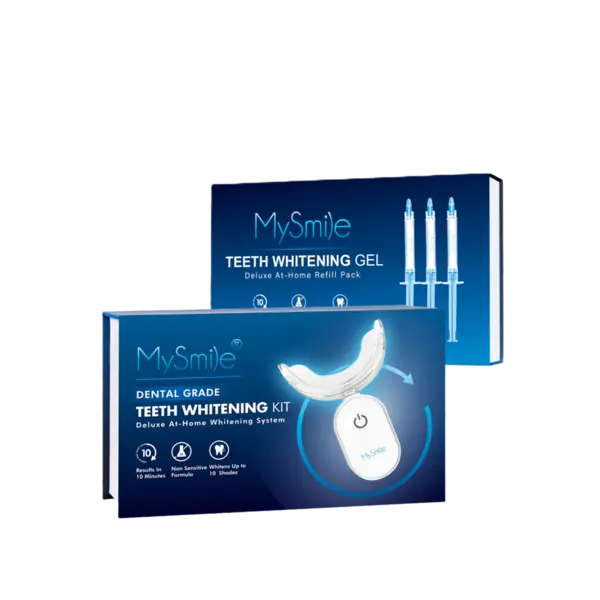 MYSMILE Advanced Teeth Whitening Kit With Gel Refill Pack 28 Led Light Kit With Refill Pack - One-color