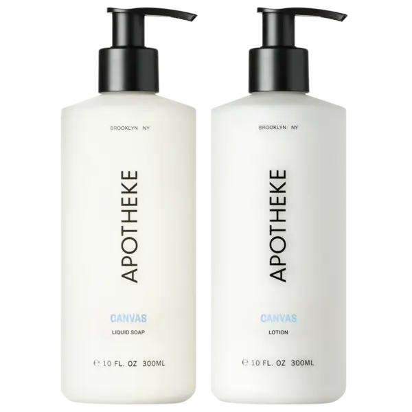 APOTHEKE Canvas Liquid Soap And Lotion Set - One-color
