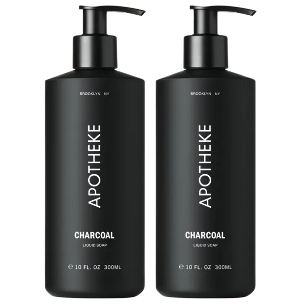 APOTHEKE Charcoal Liquid Soap Set - One-color