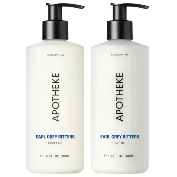 APOTHEKE Earl Grey Bitters Liquid Soap And Lotion Set - One-color