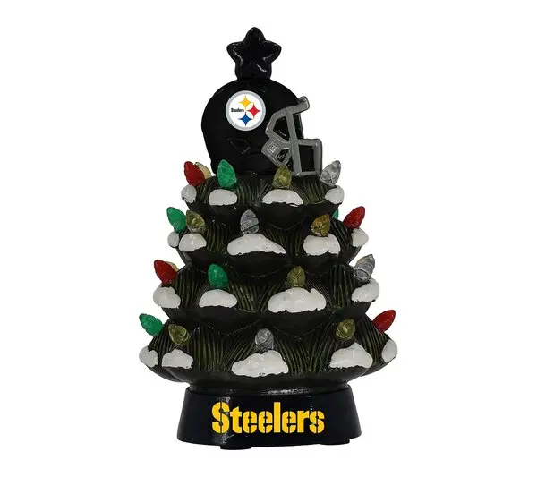 THE MEMORY COMPANY Memory Company Nfl Mini Ceramic Led Holiday Lig Ht-up Tree - One-color