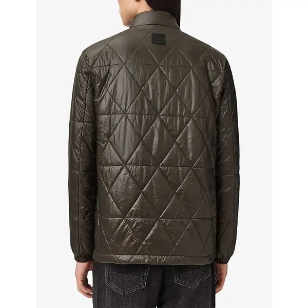 ALLSAINTS Tribex Shine Funnel-neck Quilted Jacket