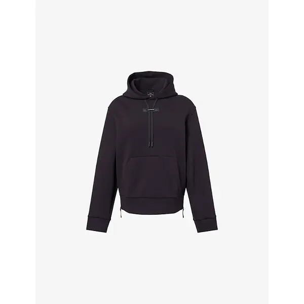 On Focus Tech Relaxed-fit Stretch-cotton Blend Hoody