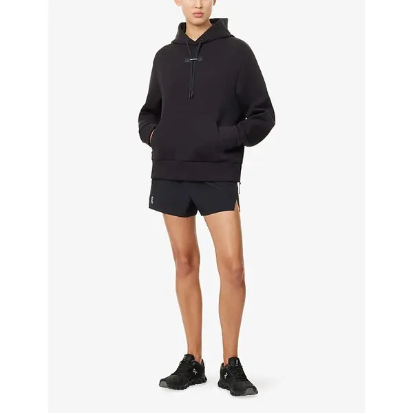 On Focus Tech Relaxed-fit Stretch-cotton Blend Hoody