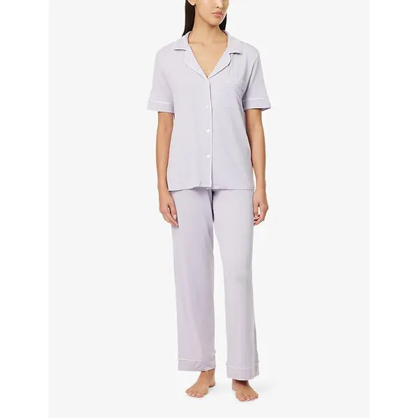 Eberjey Gisele Short-sleeve Stretch-jersey Pyjama Set