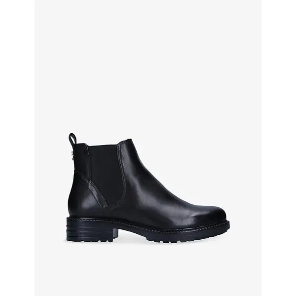 Carvela Wide-fit Leather Chelsea Boots - Black