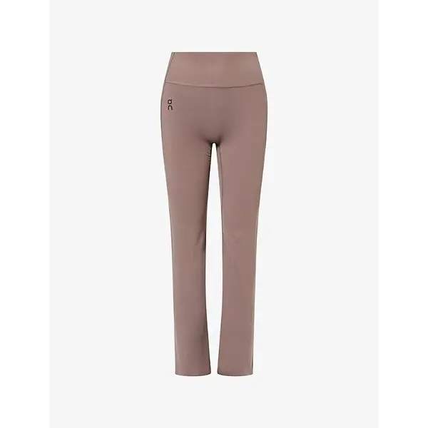 On Studio Flared Performance Leggings - Ash