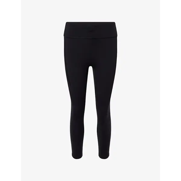 On Performance 7/8 High-waisted Stretch-jersey Leggings - Black