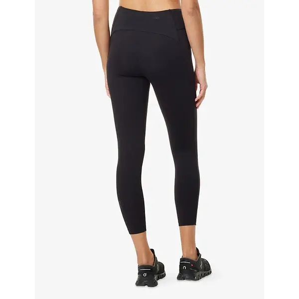 On Performance 7/8 High-waisted Stretch-jersey Leggings - Black