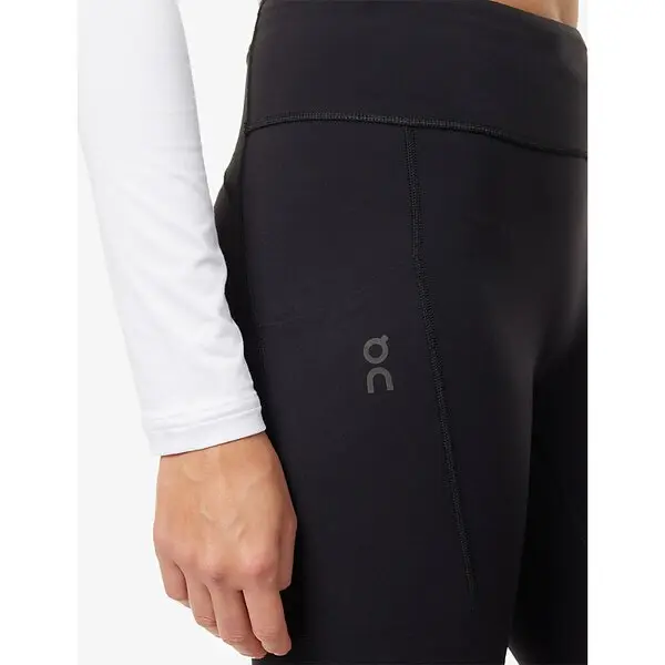 On Performance 7/8 High-waisted Stretch-jersey Leggings - Black