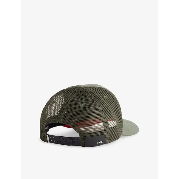 Amiri Cotton Trucker Hat With Logo