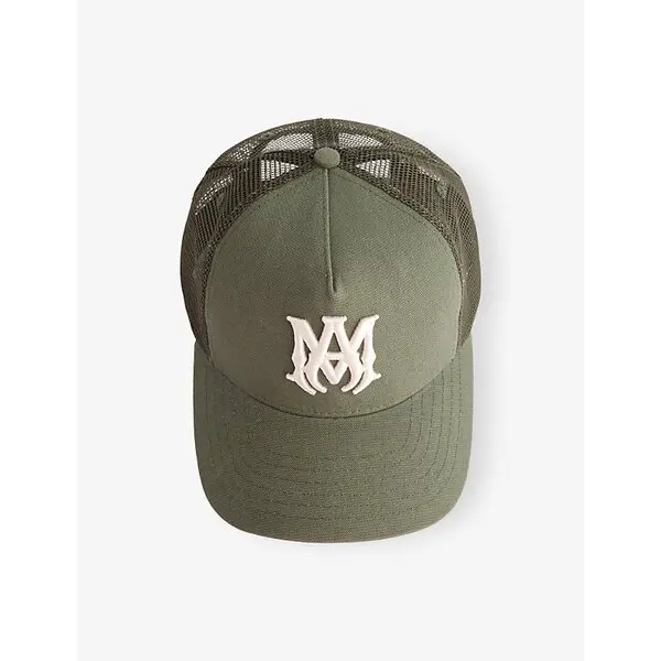 Amiri Cotton Trucker Hat With Logo