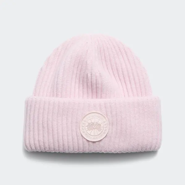 Canada Goose Cashmere Blend Double Fold Toque - Sunset Pink