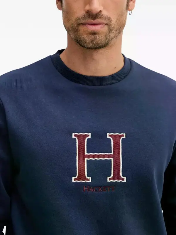 HACKETT Crew-neck Long-sleeve Sweatshirt