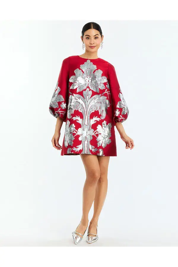 Mestiza New York Rosanna Mini Dress - Burgundy