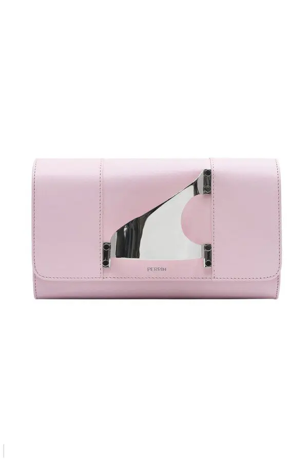 Perrin Leiffel Classic Glove Clutch - Pink