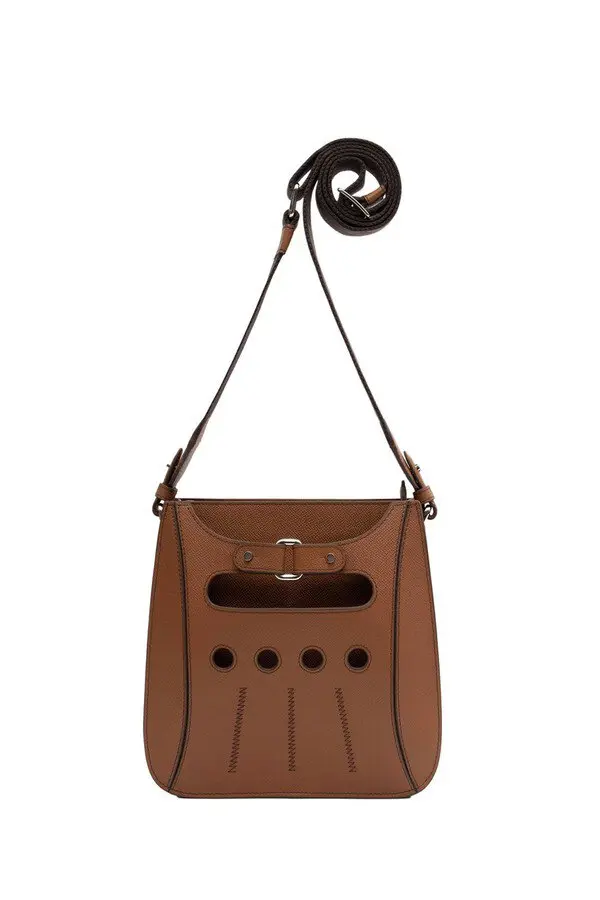 Perrin Cabbie Crossbody - Silver