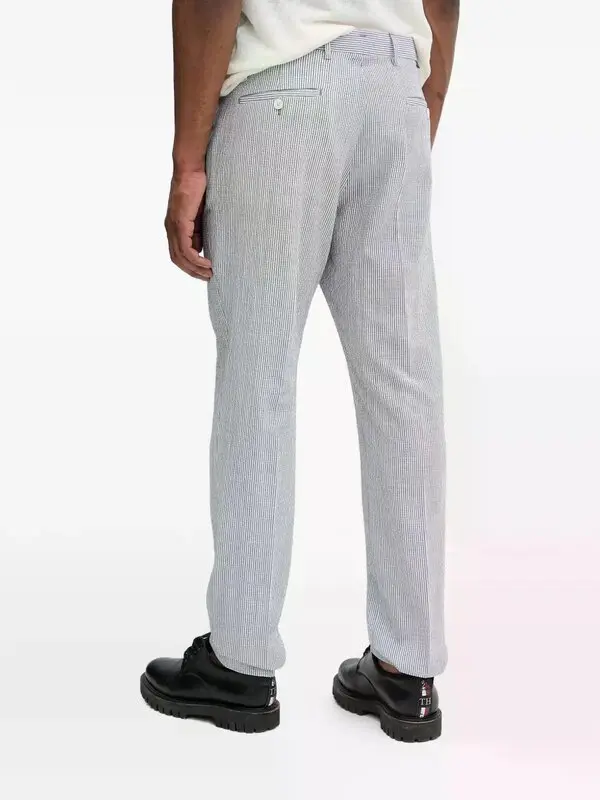 MARCIANO Striped Pressed Crease Trousers