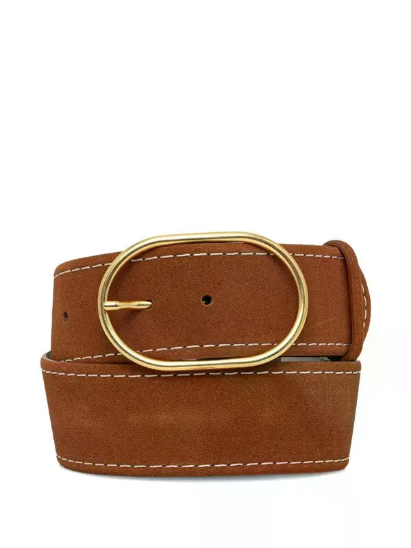 GIANNI CHIARINI Suede Belt - Brown