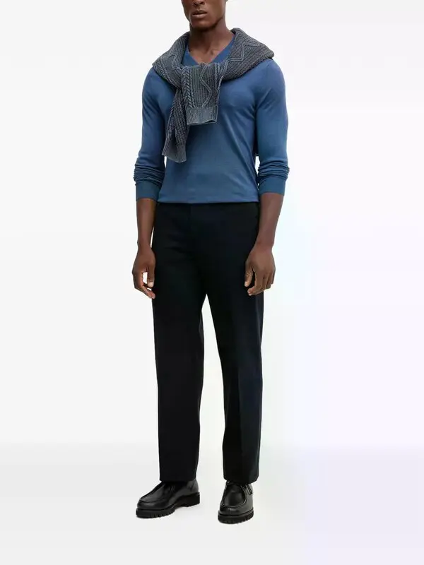 HACKETT V-neck Sweater - Blue
