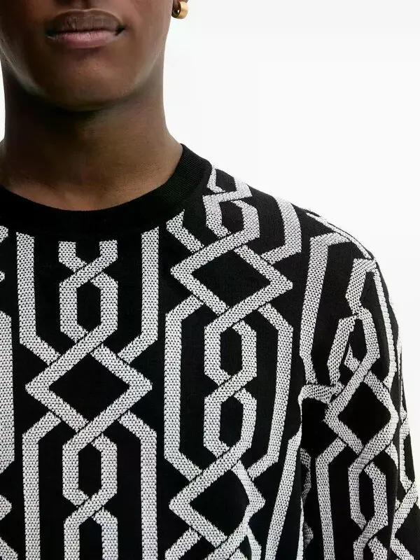 Hugo Jacquard-pattern Sweater