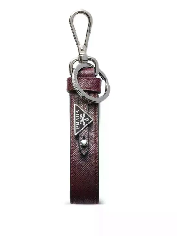 Prada Saffiano Leather Keychain