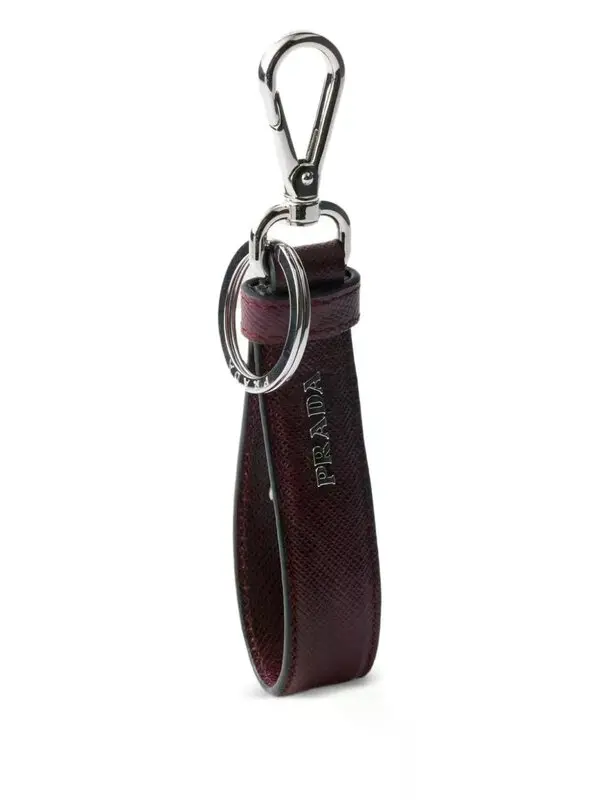 Prada Saffiano Leather Keychain