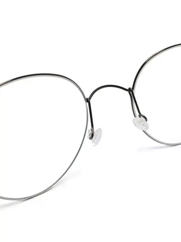 LINDBERG Round Frame Eyeglasses - Black
