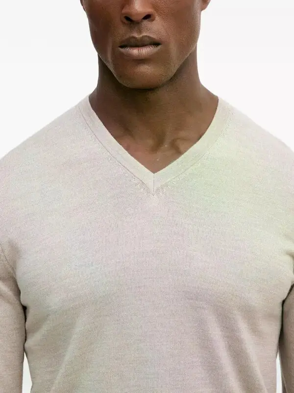 HACKETT V-neck Sweater - Neutrals