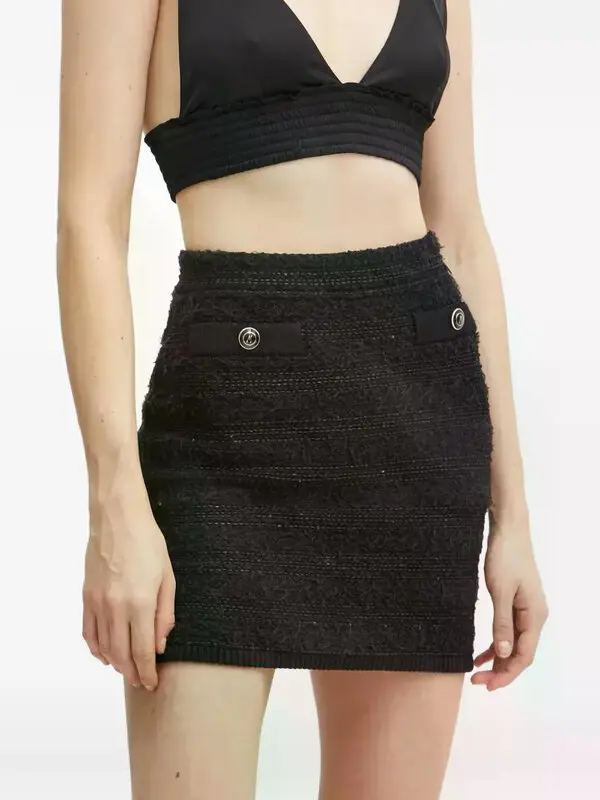 MARCIANO Button-detailed Mini Skirt